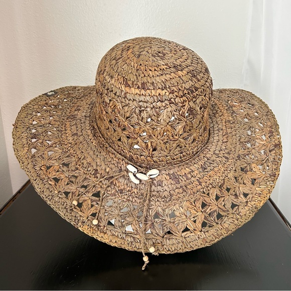 Peter Grimm | Accessories | Peter Grimm Natural Fiber Wide Brim Floppy ...